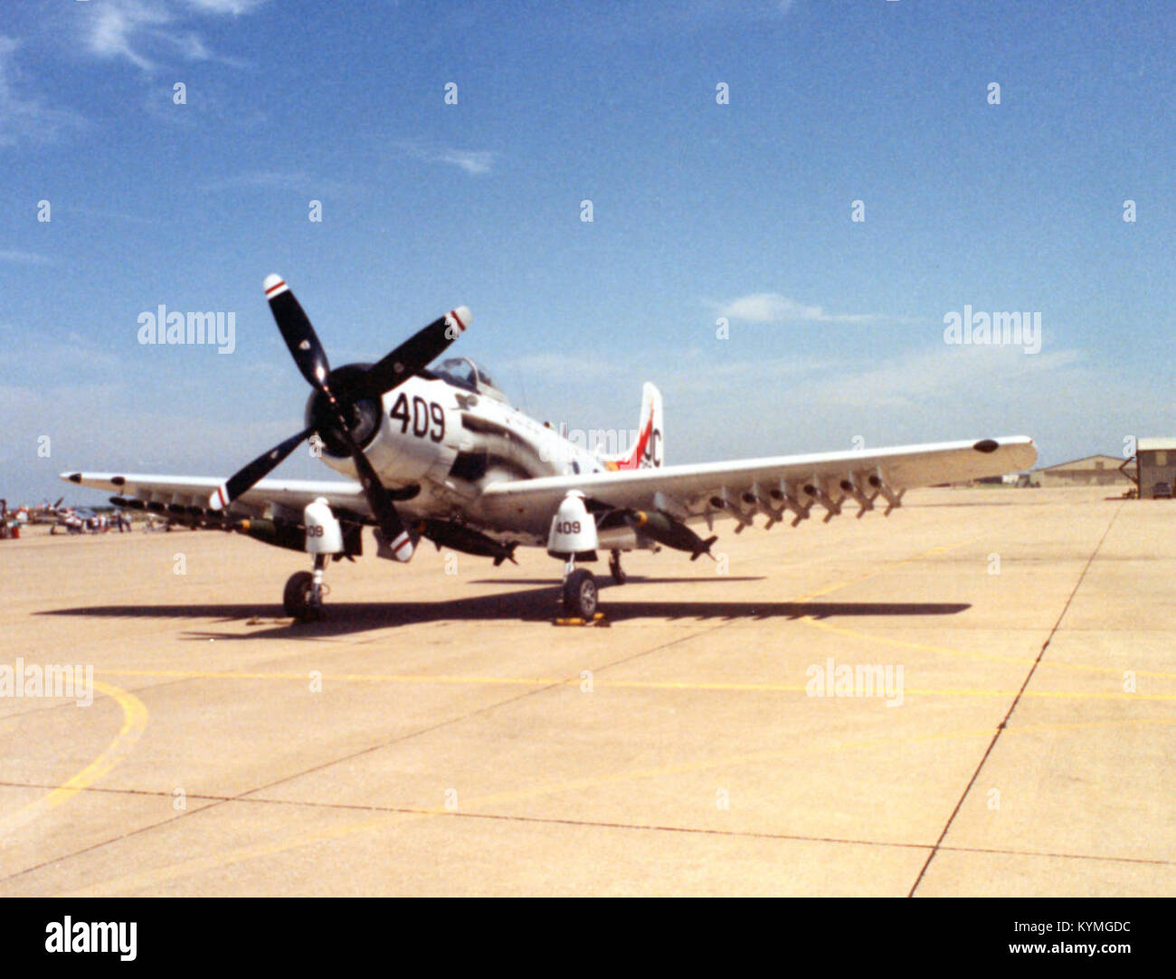 An image of the Douglas A-1 Skyraider, specifically the A-1D variant ...