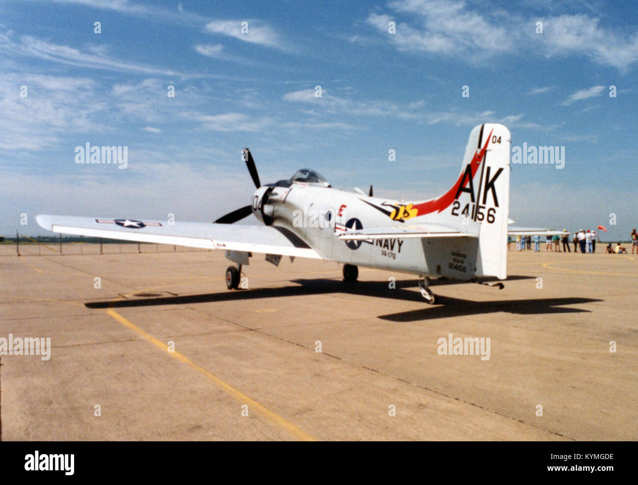 A photo from the Daniels Collection showing an aircraft in flight. This ...