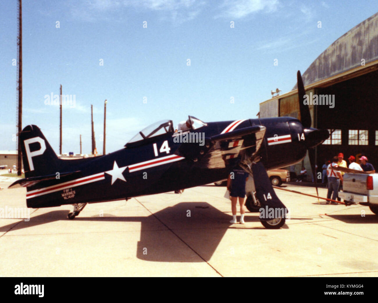 The Grumman F8F Bearcat, BuNo 90446, is showcased in this historic ...