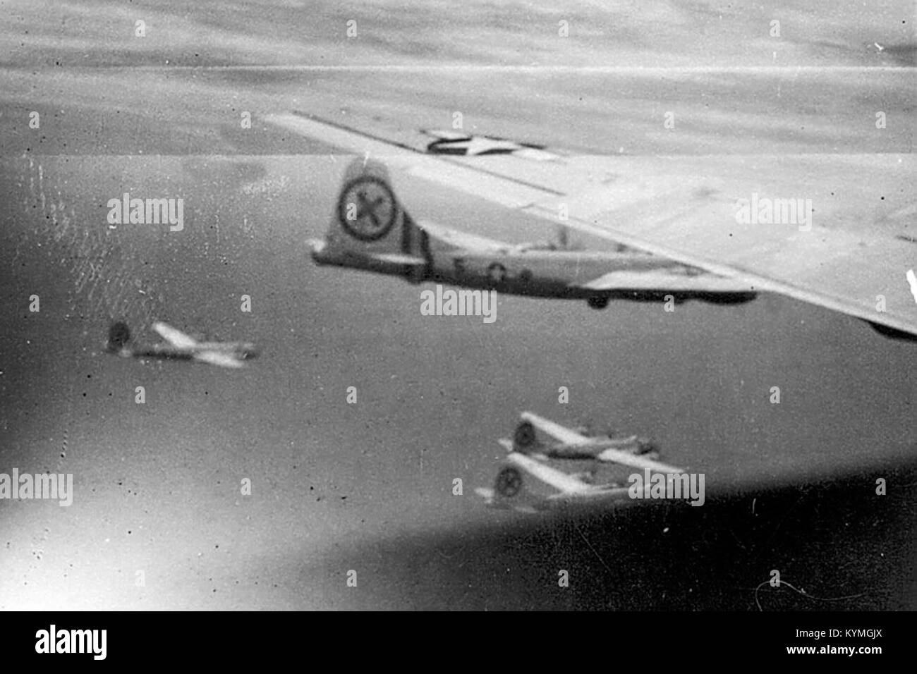Photograph from the 9th Bomb Group, depicting a military aircraft or ...