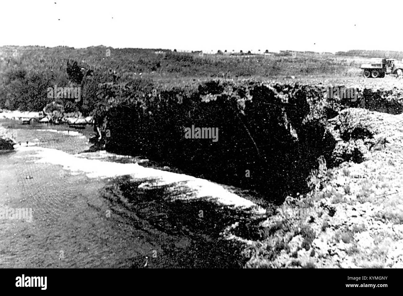 A historical photograph of the 9th Bomb Group during World War II ...