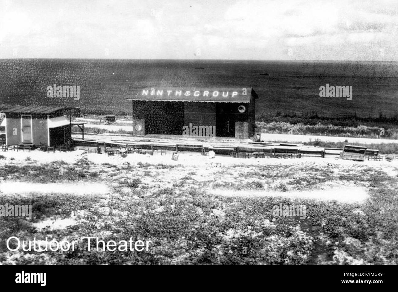 A historical photograph of the 9th Bomb Group, an important U.S. Air ...