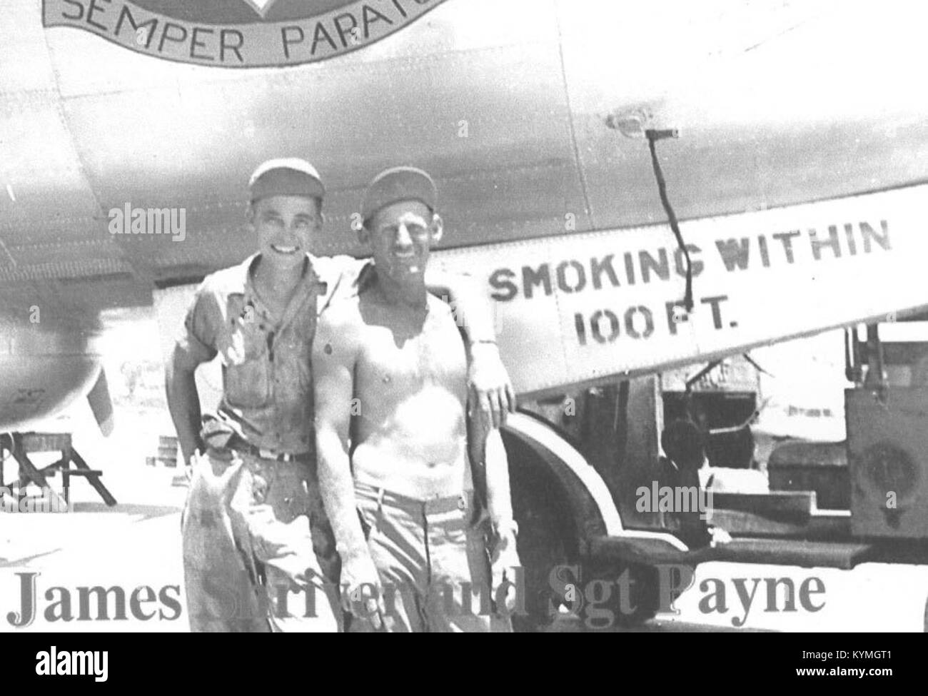 A historical photograph of the 9th Bomb Group, a unit of the United ...