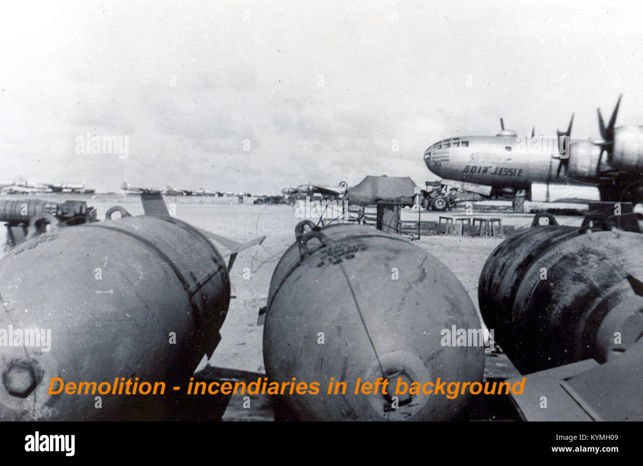 Image of the 9th Bomb Group during World War II. The photograph ...