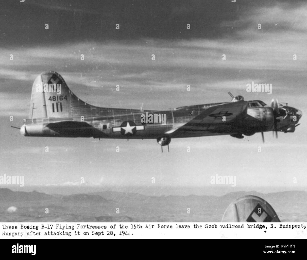 A photograph of the Boeing B-17 Flying Fortress, a historic American ...