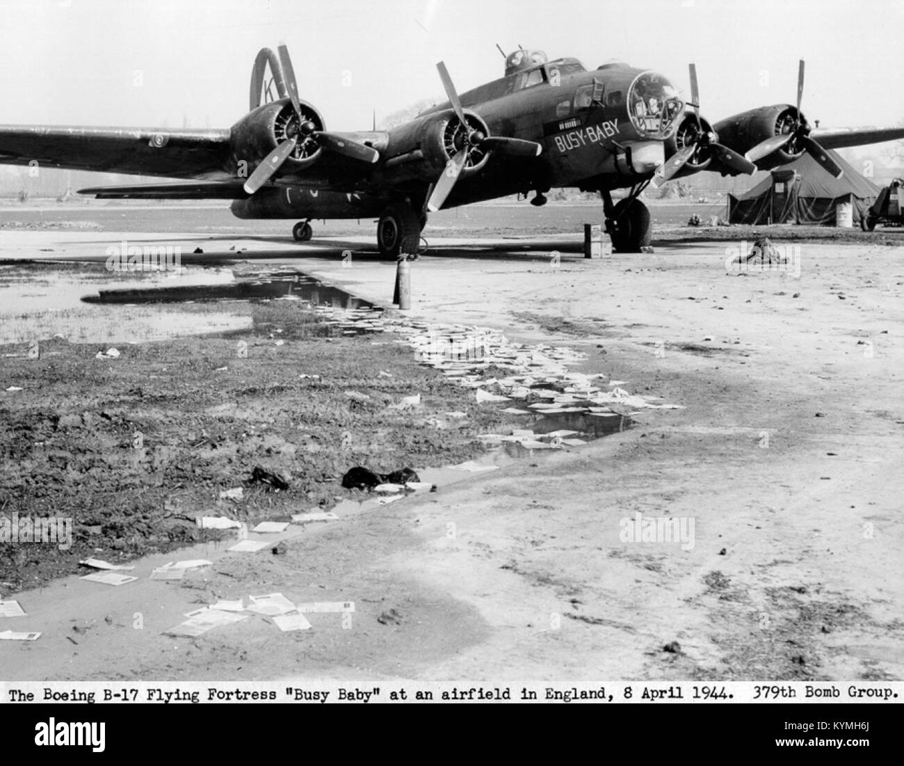 An image of the Boeing B-17 Flying Fortress, a World War II-era ...
