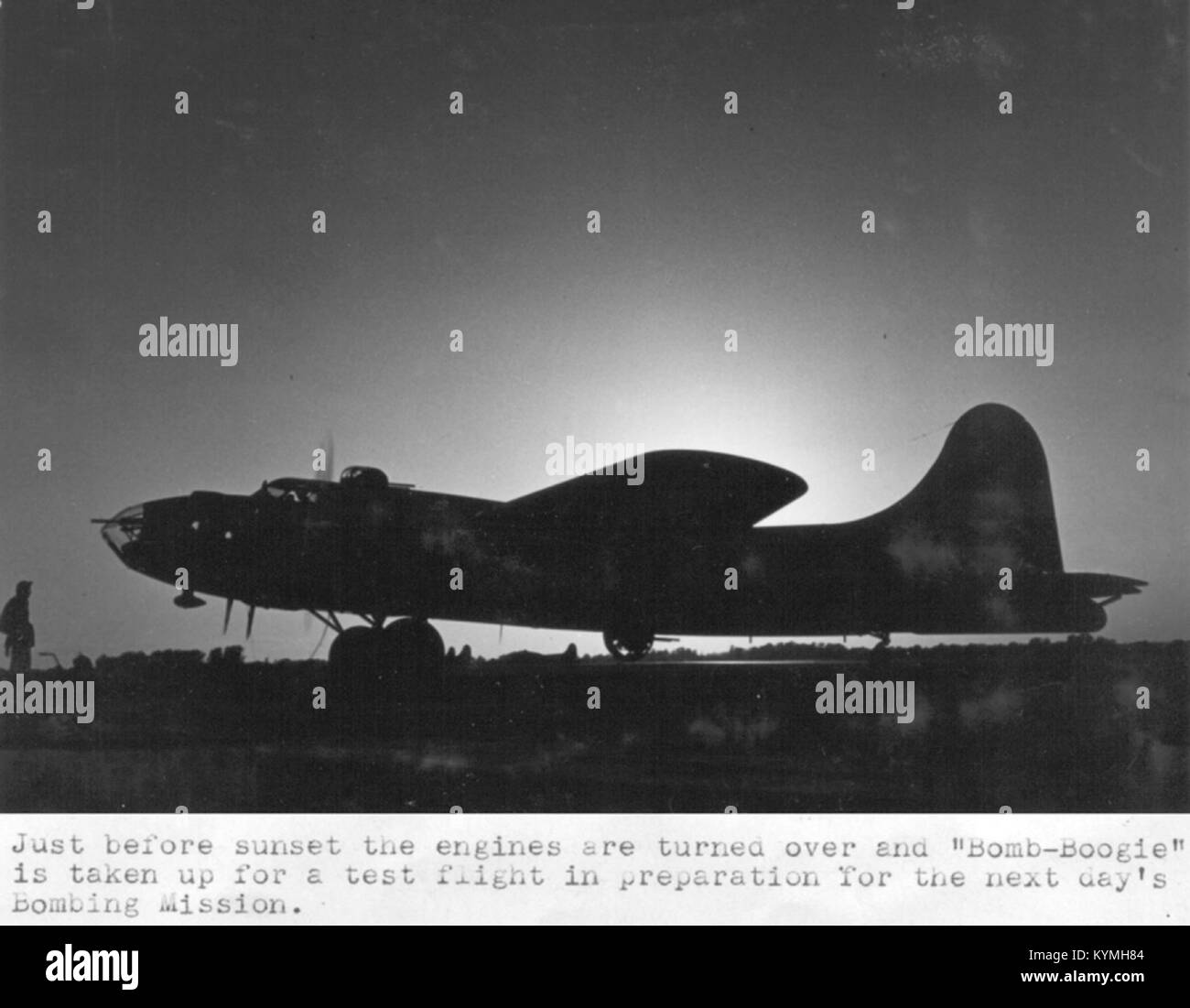 A historic image of a Boeing B-17 Flying Fortress, an iconic World War ...