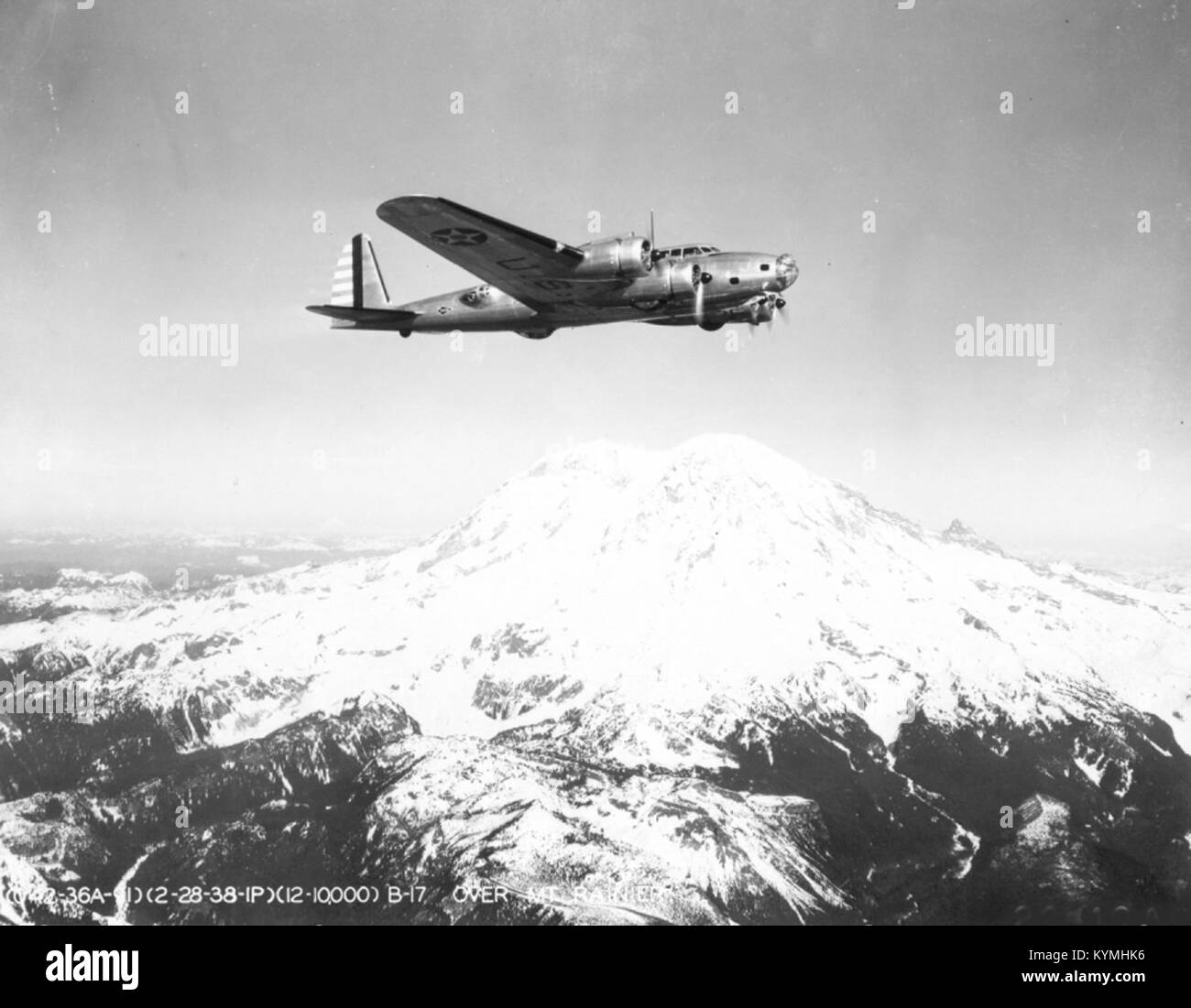 Photograph of the Boeing B-17 Flying Fortress, a famous World War II ...