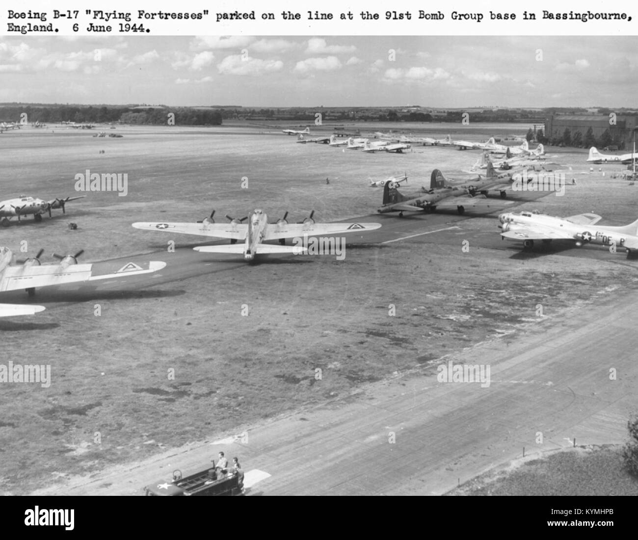 The Boeing B-17 Flying Fortress, captured in a vintage photograph ...