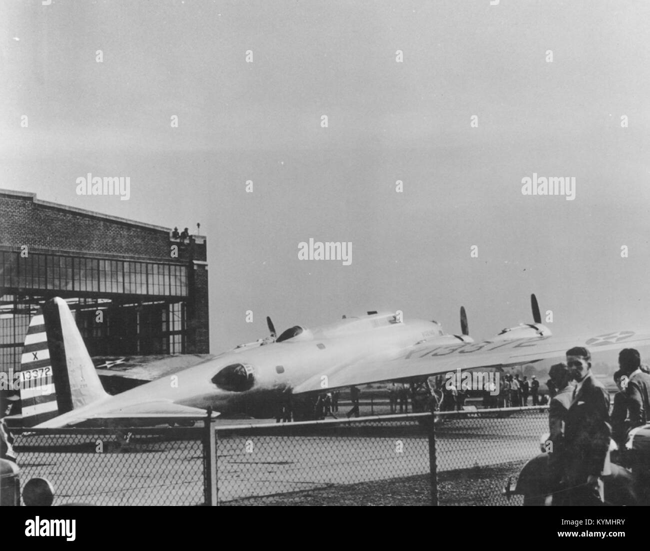Boeing B-17 Flying Fortress in flight, a World War II American bomber ...