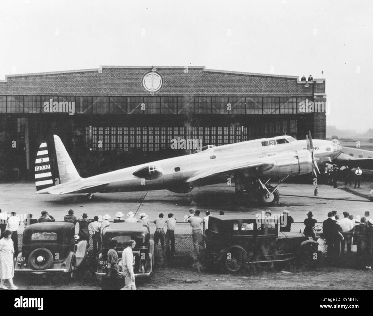Boeing Model 299 Fortress, also known as the B-17 Flying Fortress, in ...