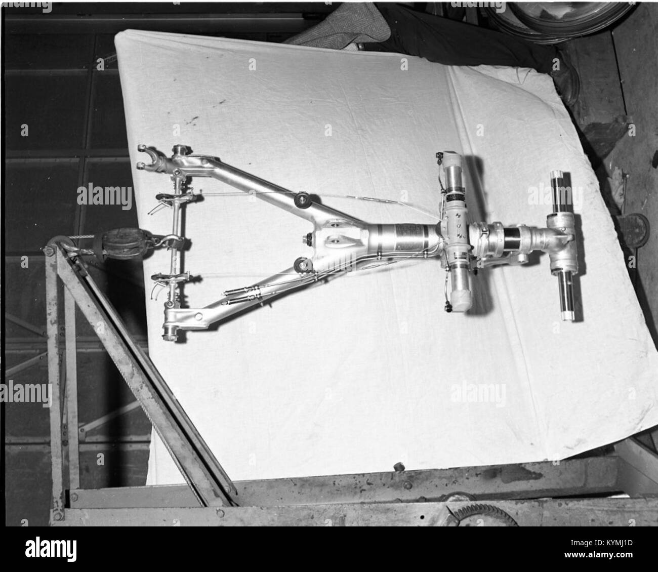 A historical photograph negative of a Convair aircraft, offering a ...