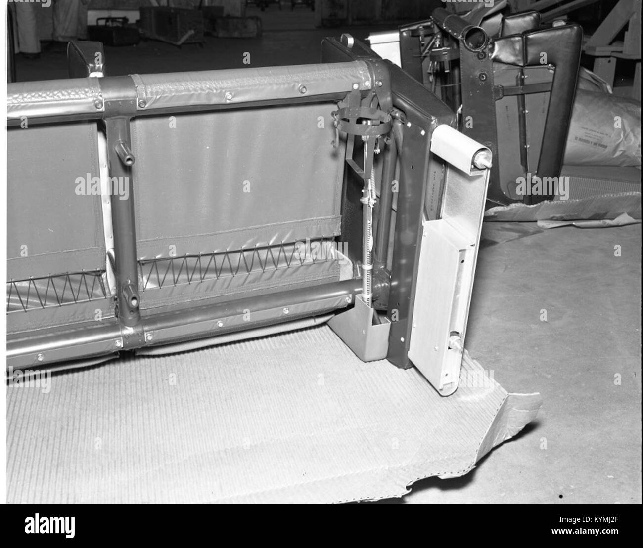 A historical photograph of a Convair aircraft negative, showcasing the ...