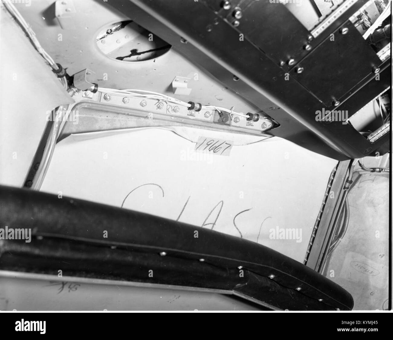 A historical negative capturing a Convair aircraft, showcasing its ...