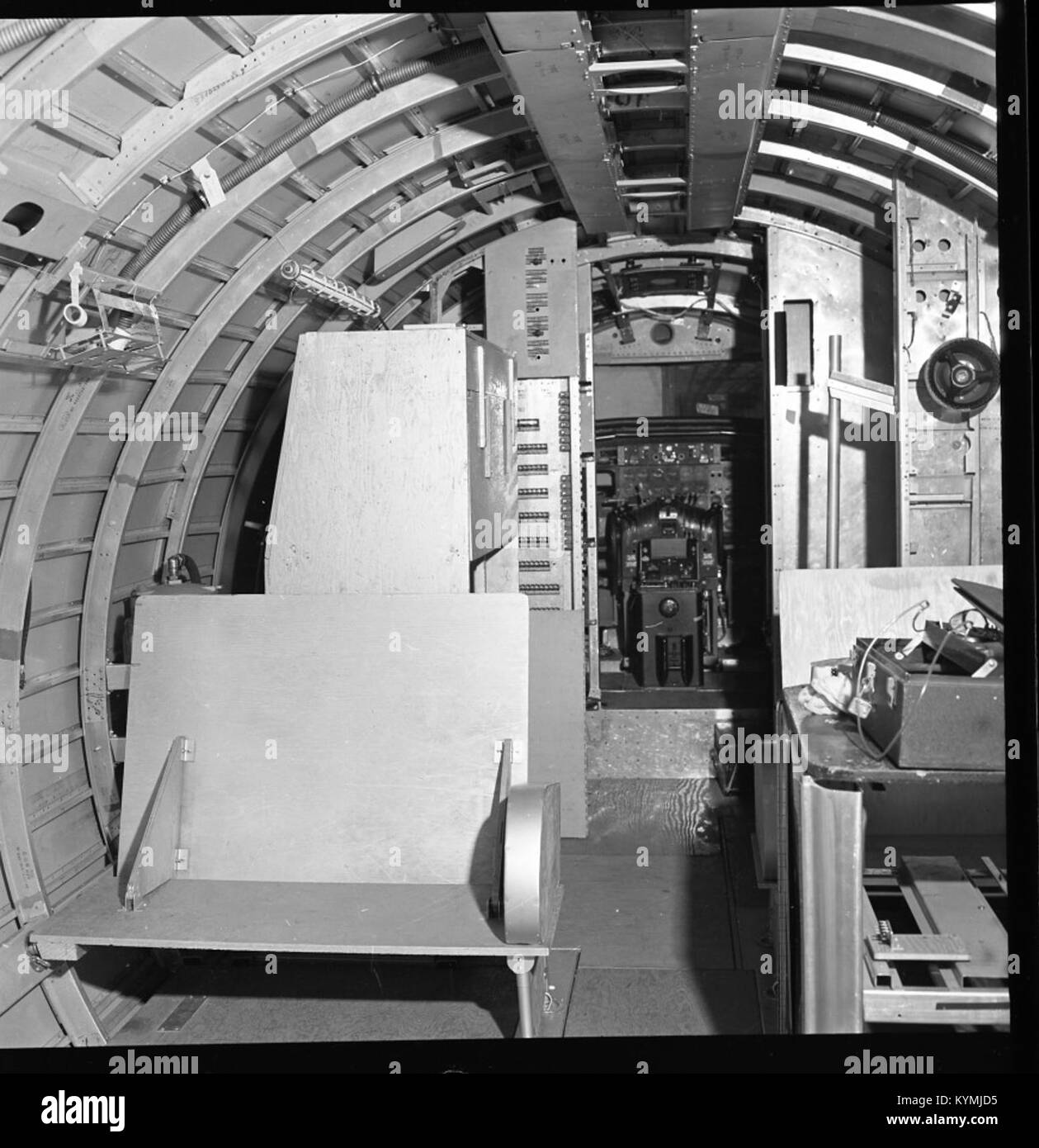 A historical photograph of a Convair aircraft, captured as part of ...