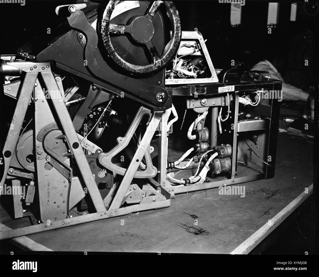 A photograph of a Convair aircraft, captured in the early stages of ...