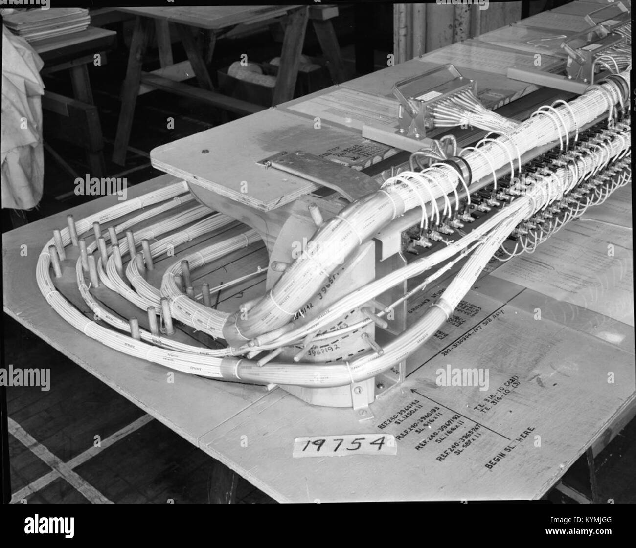 A historical negative of a Convair aircraft, showcasing its design and ...
