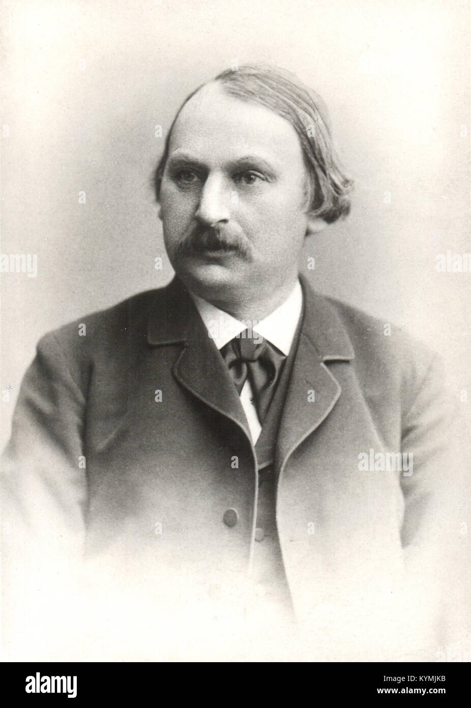 Portrait of German chemist Adolph Frank (1834–1916), showing him in a ...