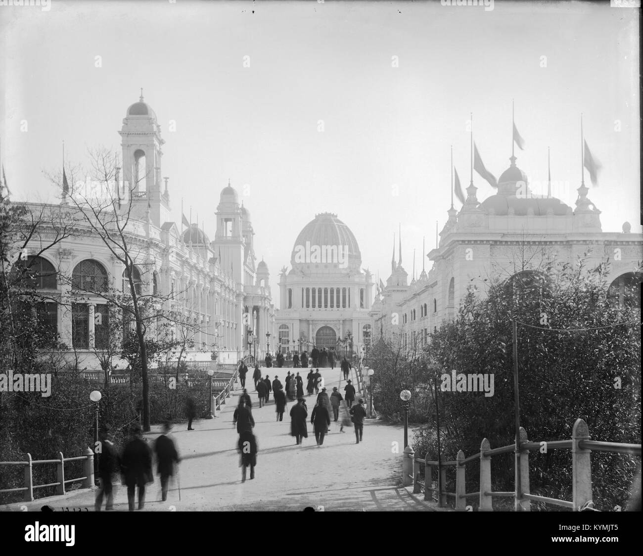 A historical image from the 1893 Chicago World's Columbian Exposition ...