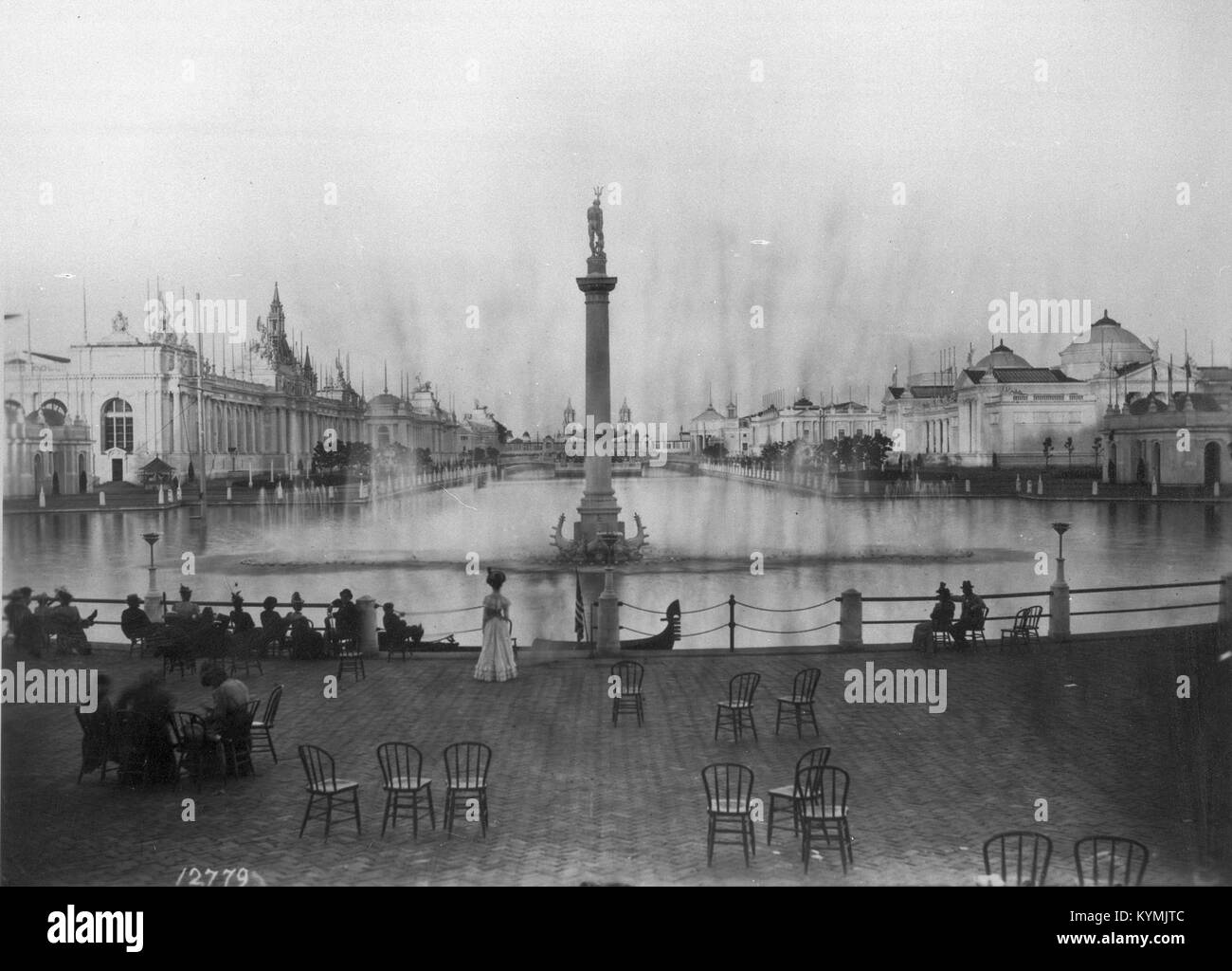 The Grand Court of the Trans-Mississippi Exposition in Omaha, Nebraska ...