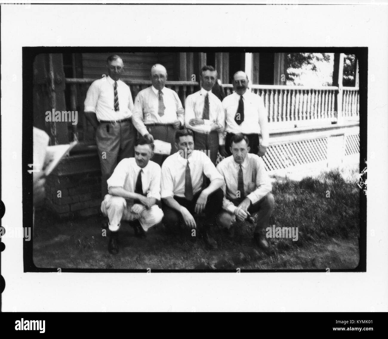 A historical image from the Tennessee v. John T. Scopes trial ...