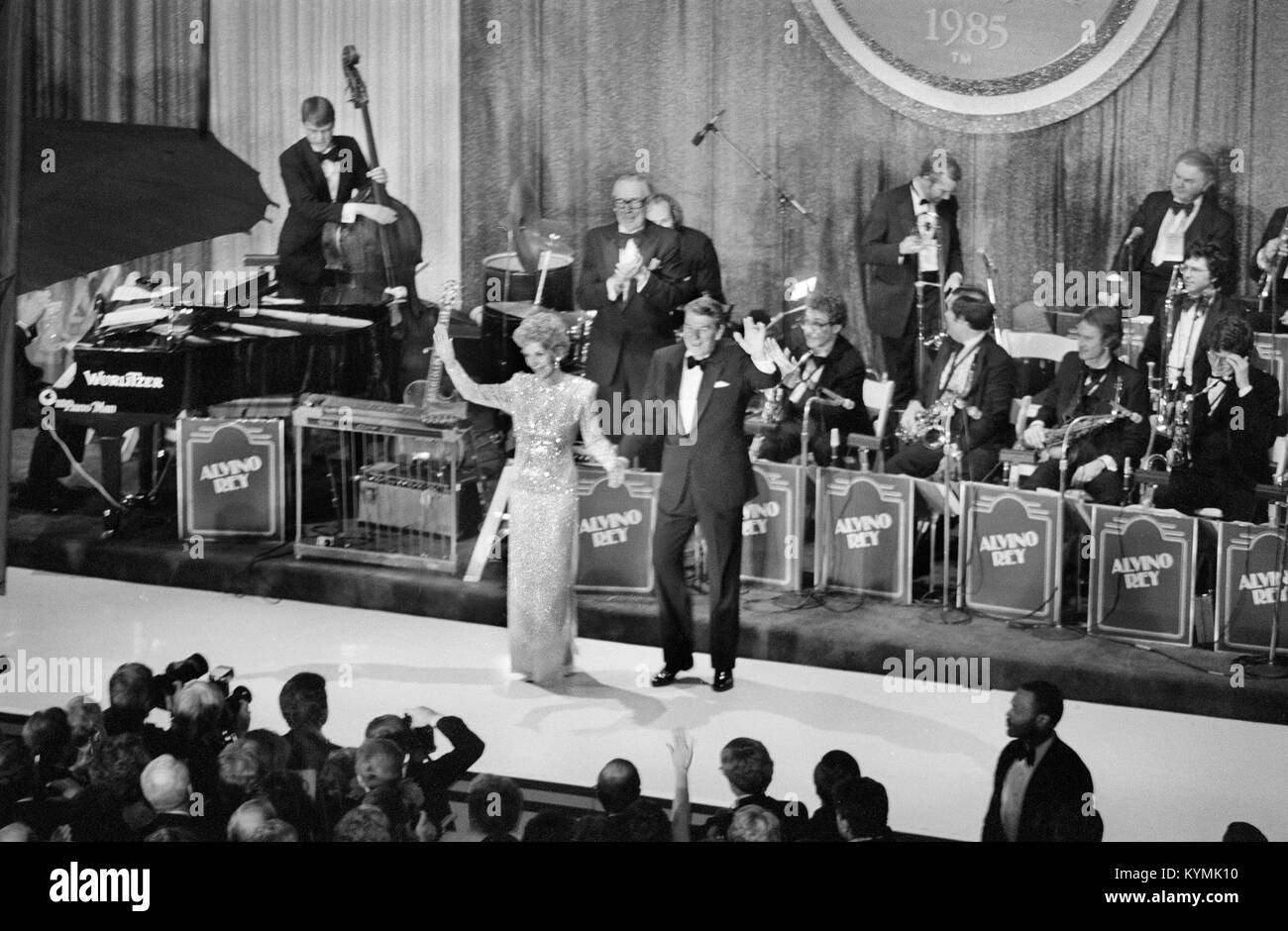 The 1985 Inaugural Ball featuring President Ronald Reagan and Mrs ...