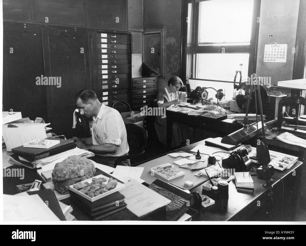 Photograph of Gustav Arthur and Josephine Cooper in 1954, showcasing ...