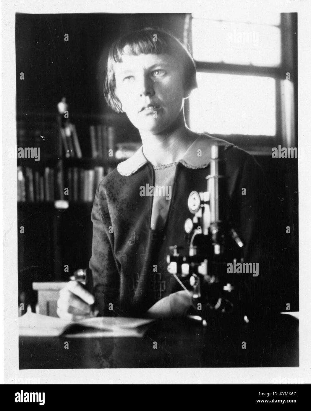 A portrait of J.M. Deming, a notable early 20th-century female ...