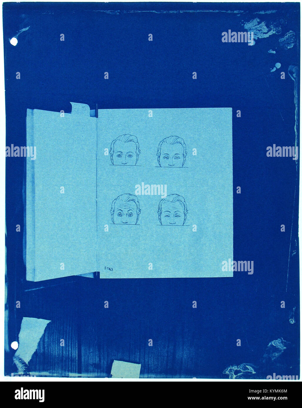 Photograph of an untitled historical sketch or drawing, preserved in ...
