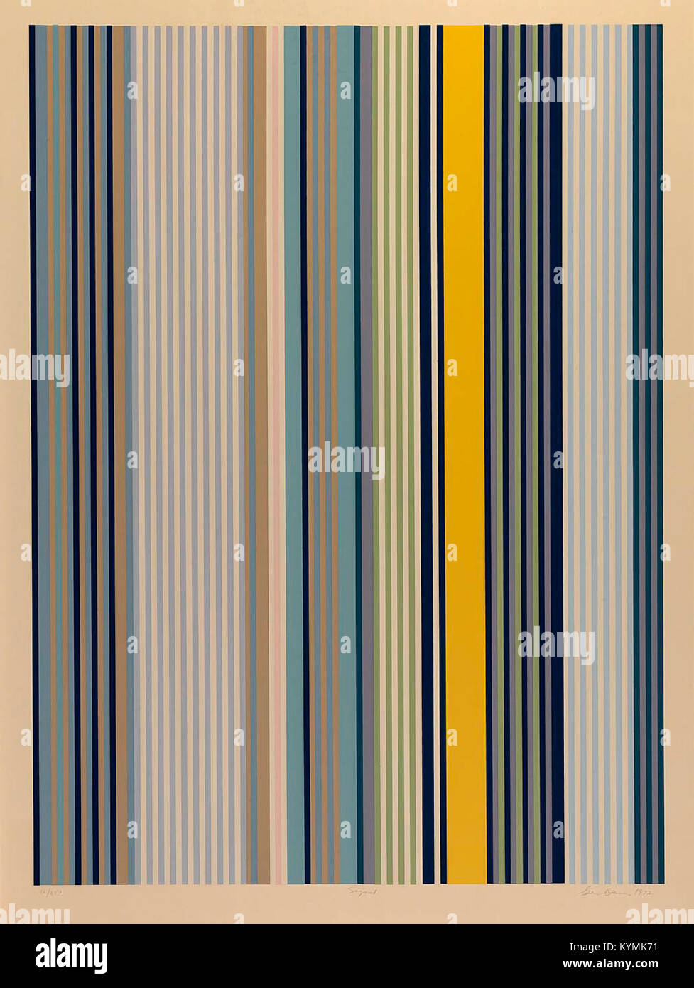 A 1970s era American graphic design piece, showcasing the bold colors ...