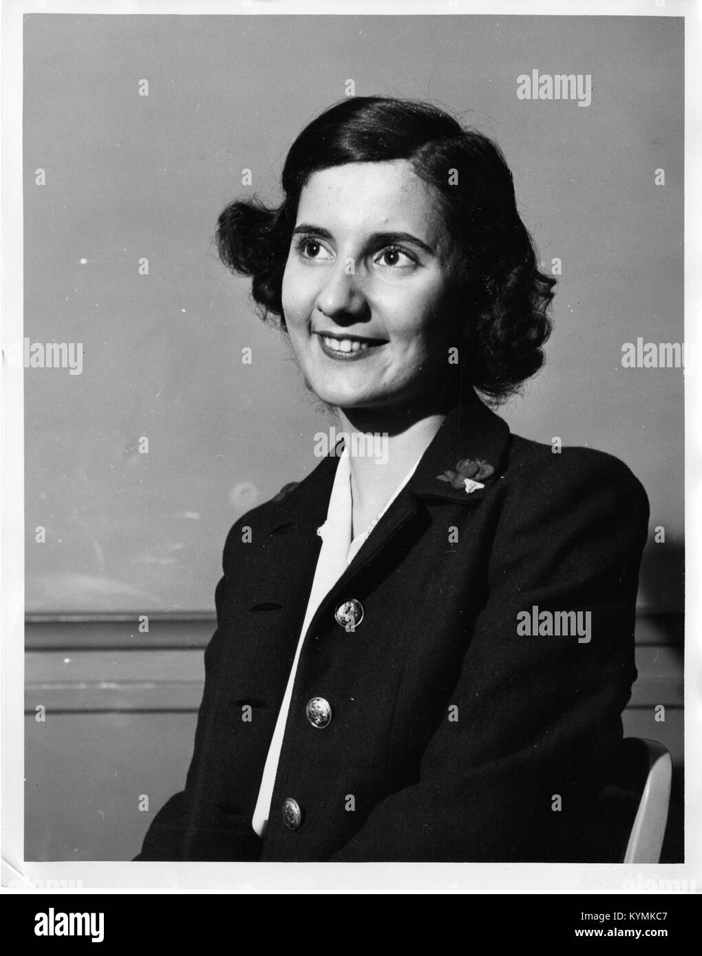 A photograph of Anne Hagopian, taken in 1944, part of the Smithsonian ...