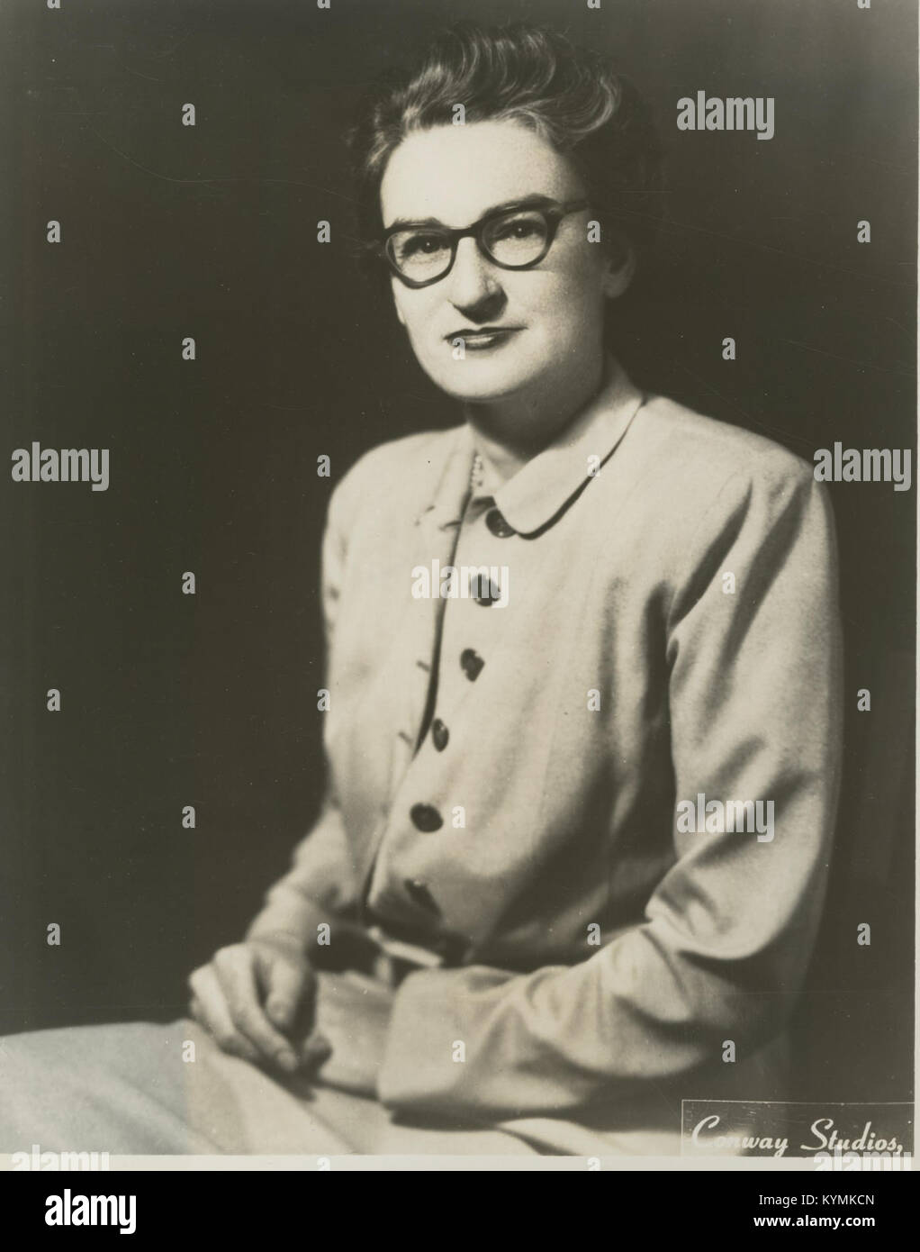 A portrait of Helen Margaret Wallace, a pioneering woman in science born in 1913. The image ...