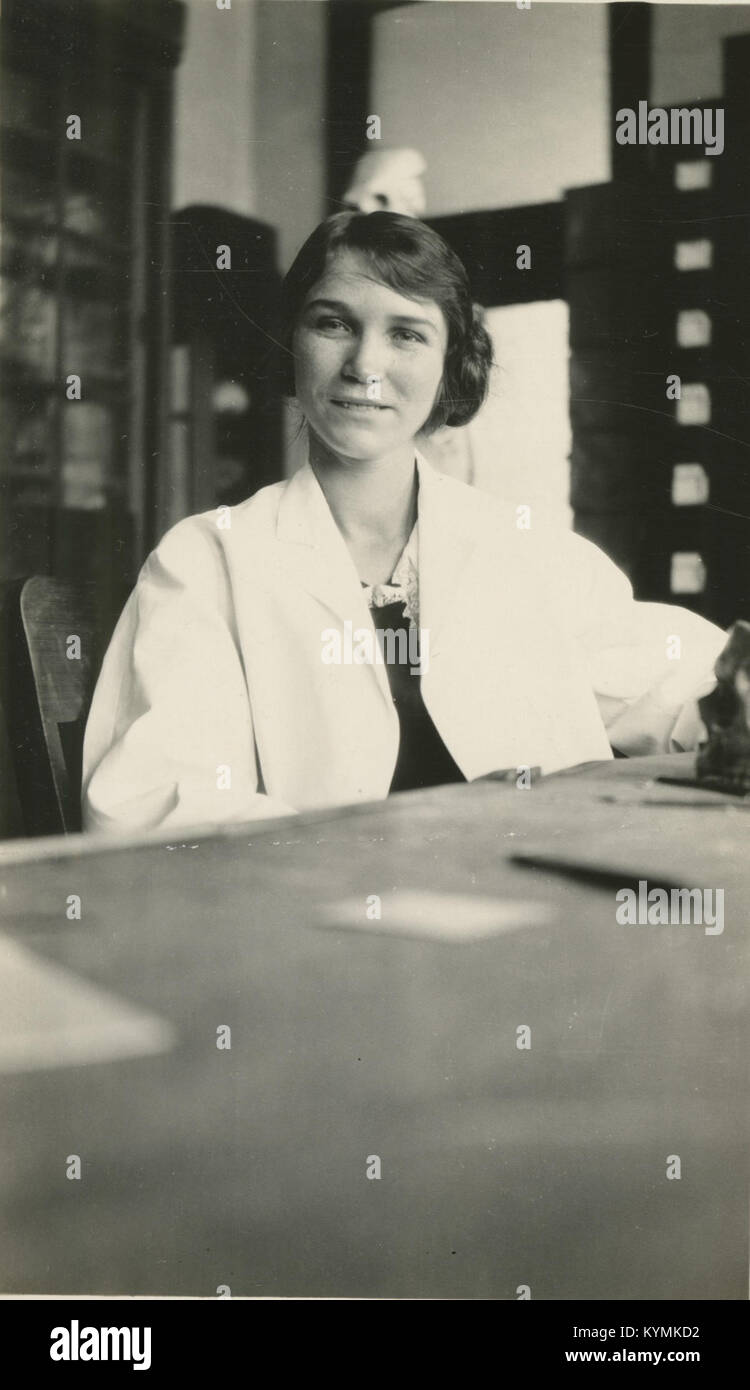 A portrait of Caroline Elizabeth Whitney (1899-1928), a pioneering ...