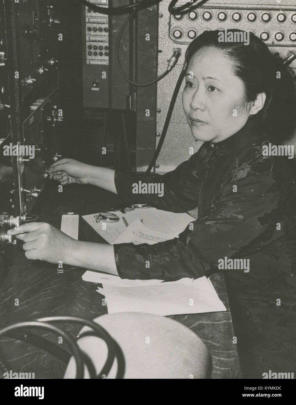 Historic photograph of Chien-shiung Wu, a prominent Chinese-American ...