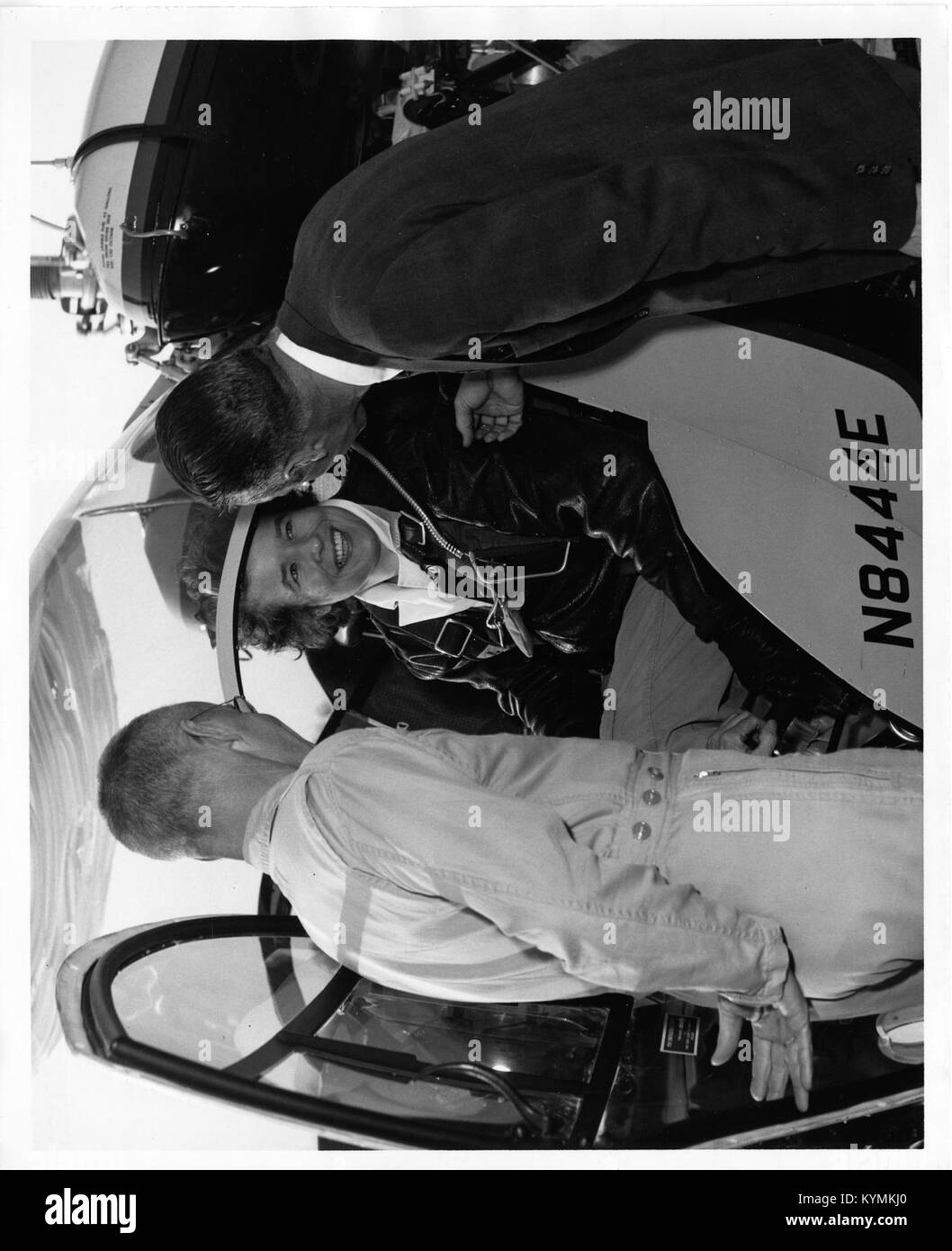 Photograph of Jean Dougherty Strother, a pioneering woman in aerospace ...