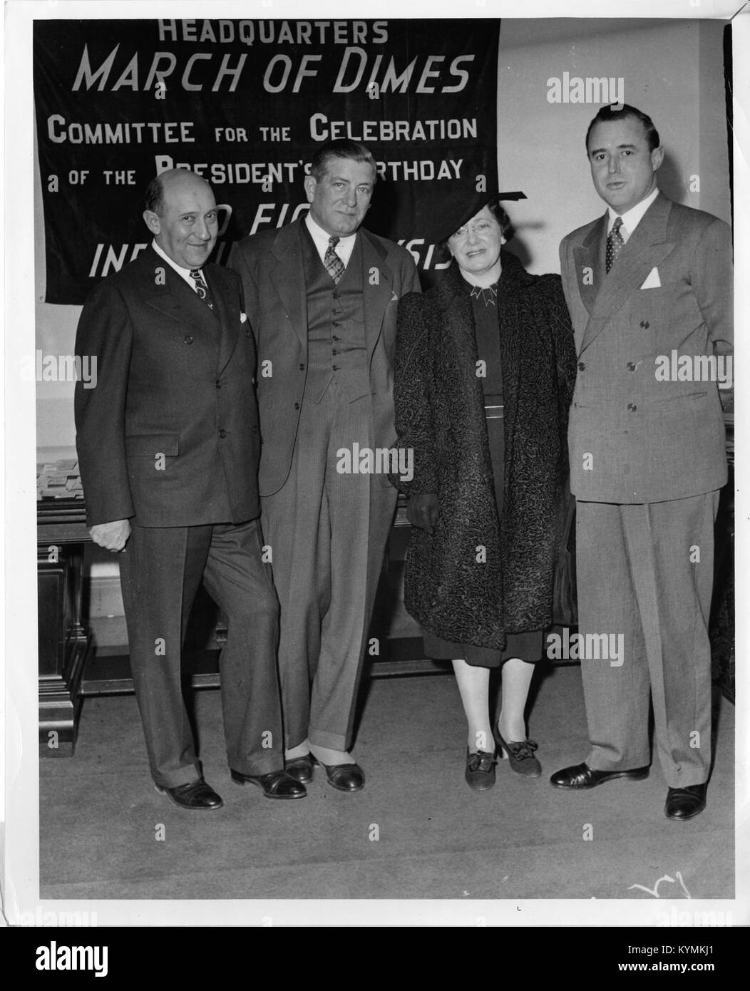Photograph of Morris Fishbein (1889-1976) and Felix Joel Underwood ...