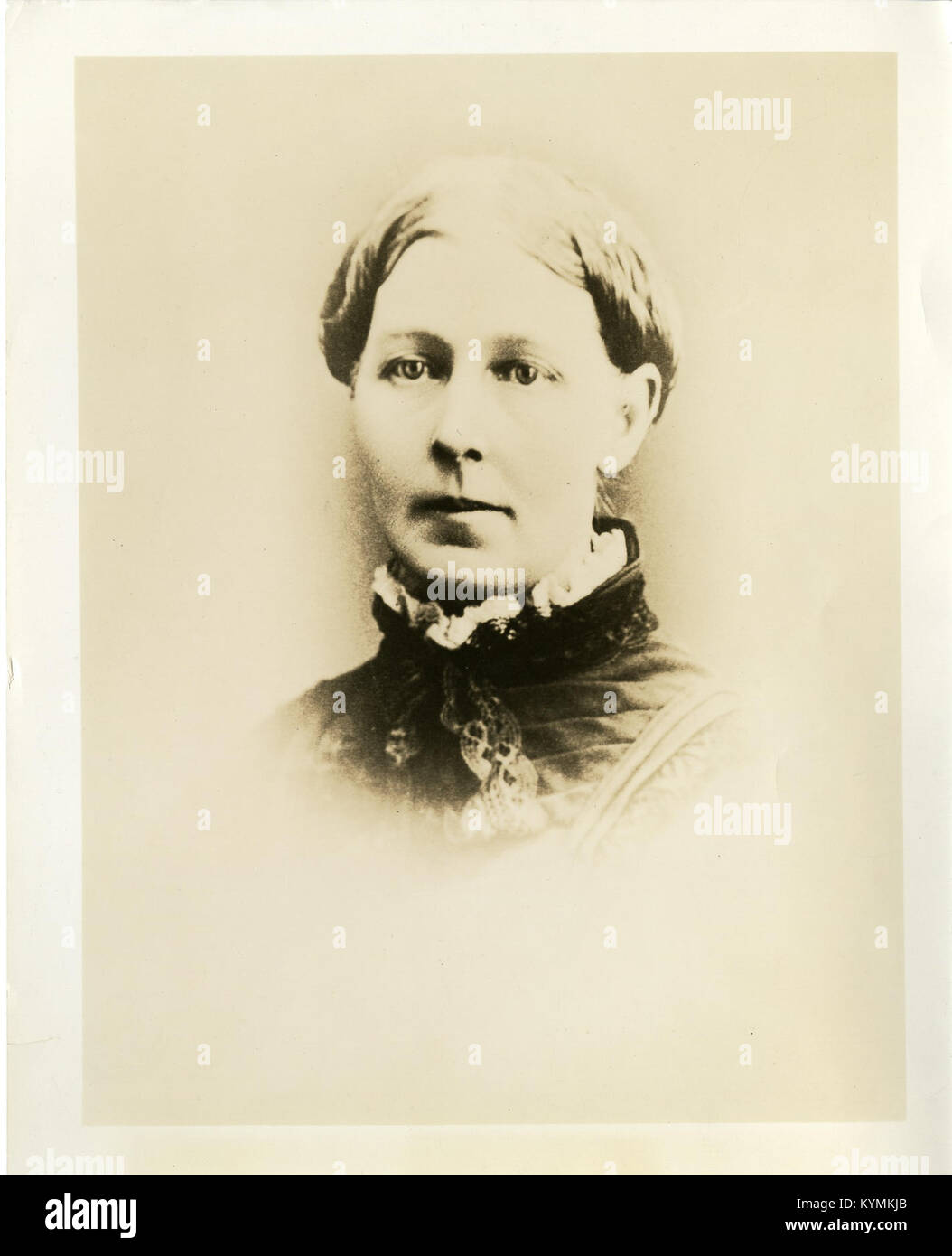 A portrait of Sophronia Brooks Hall (1827-1885), an influential figure ...