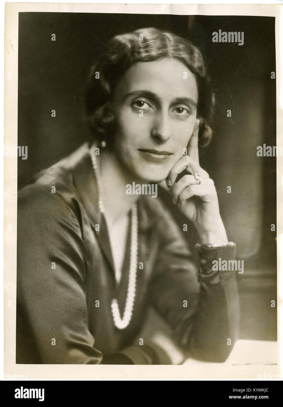 A portrait of Lady Louise Mountbatten, a prominent British royal ...