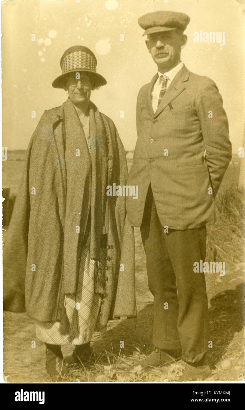 Photograph of Herbert Spencer Jennings (1868-1947) and his wife, taken ...