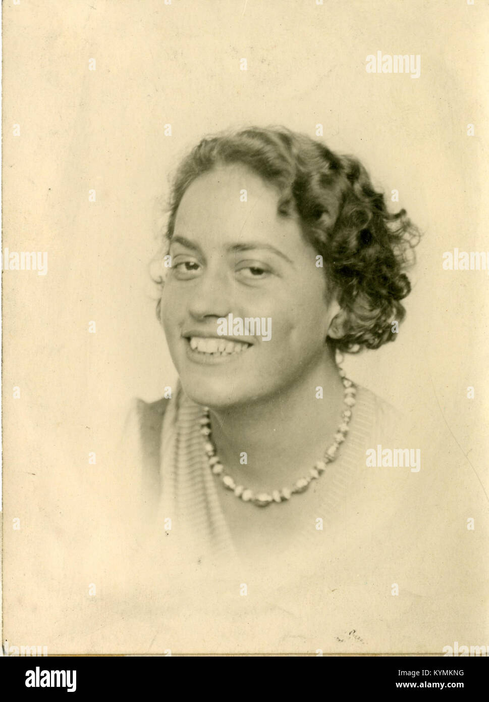 A vintage photograph of Rose Koller, likely from the 1930s, showcasing ...