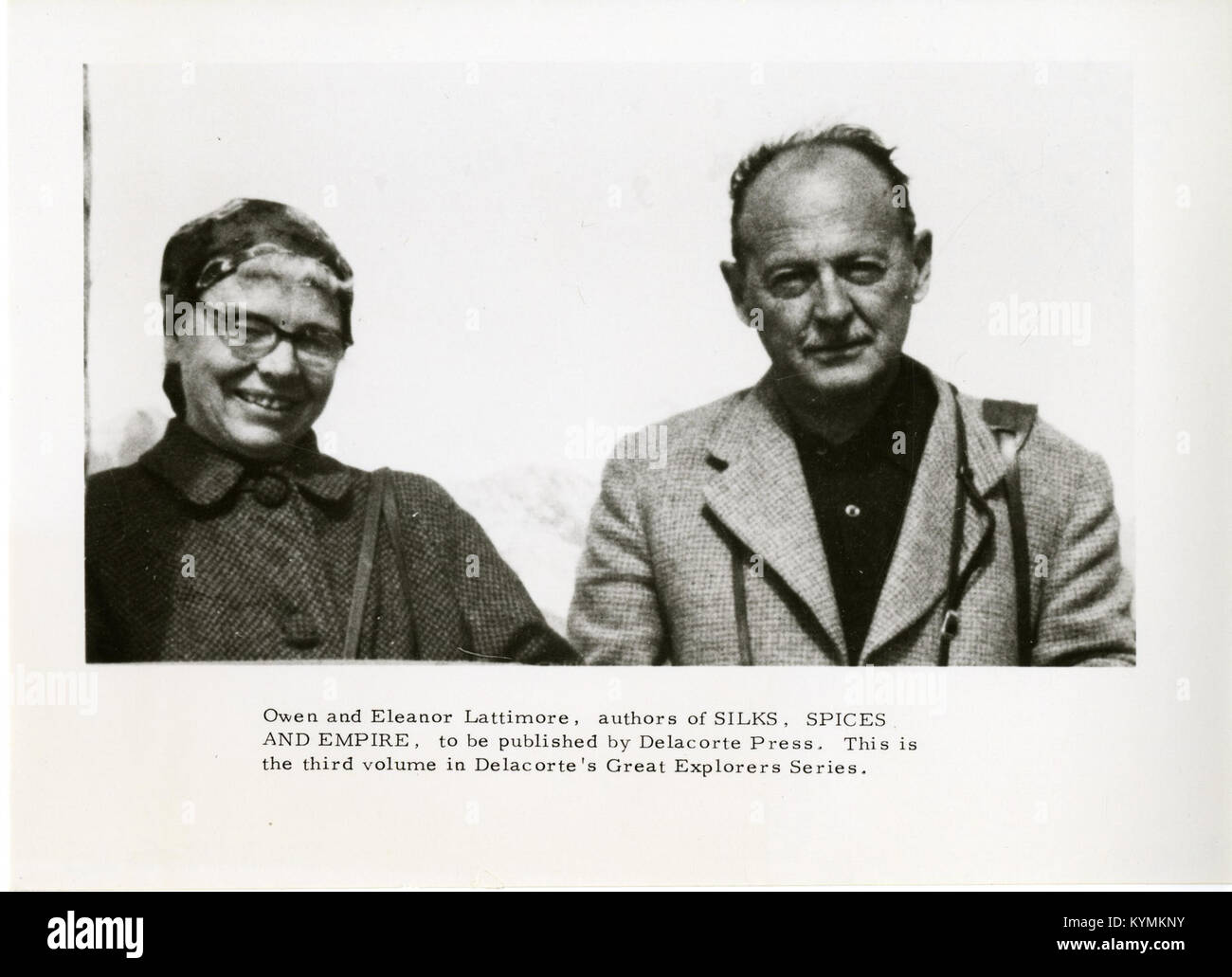 A historical photograph of Eleanor Holgate Lattimore, an influential ...