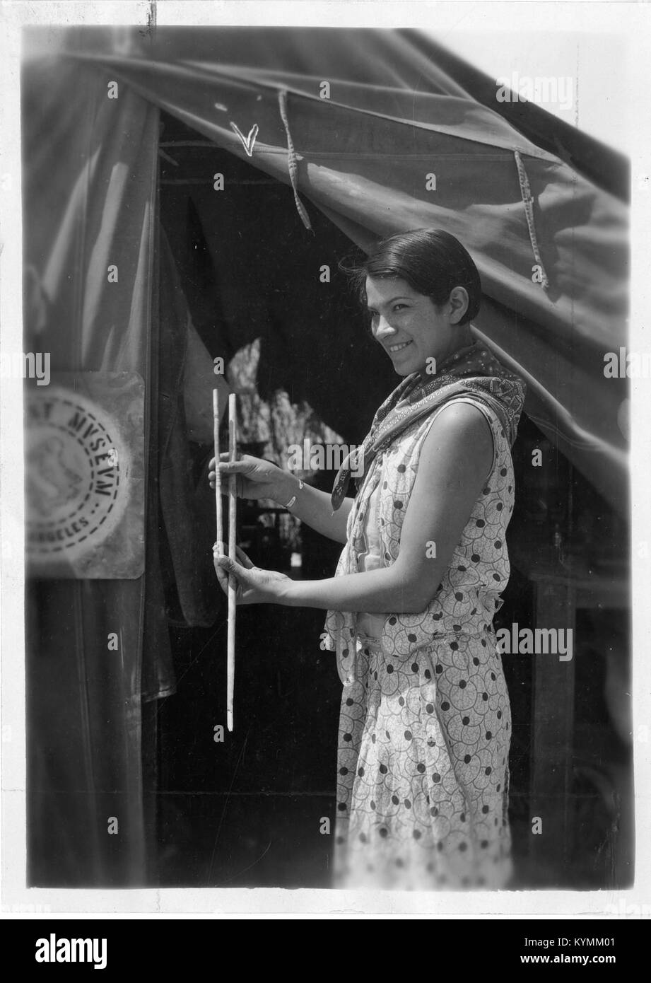 A historical portrait of Bertha Parker Pallan Cody, a Native American ...