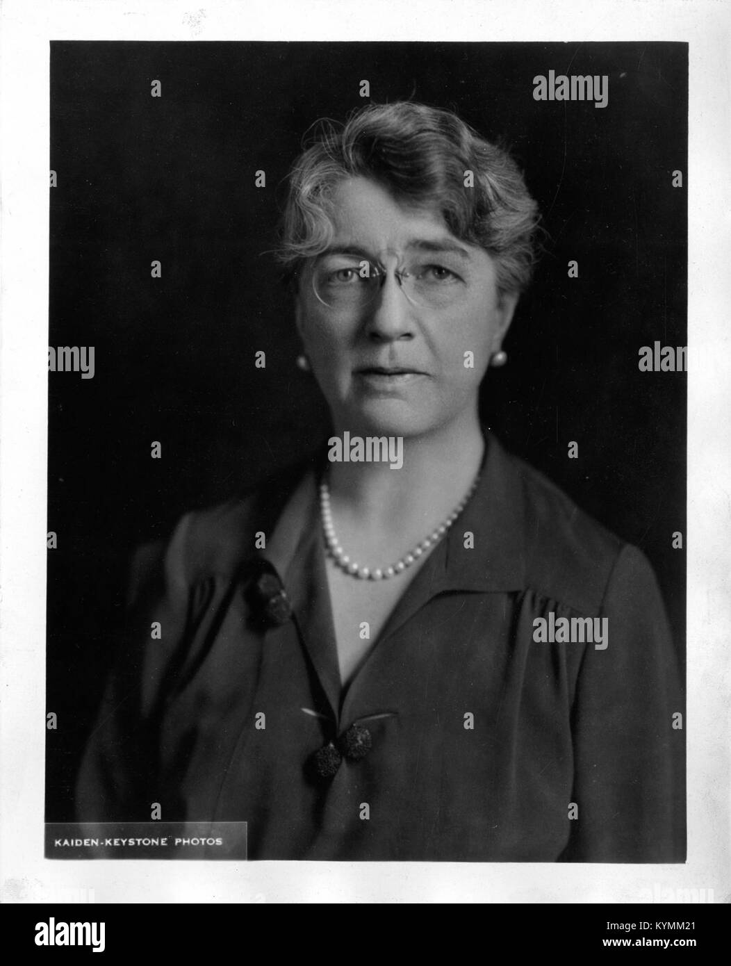 A historical portrait of Louise Pearce, a noted American scientist ...