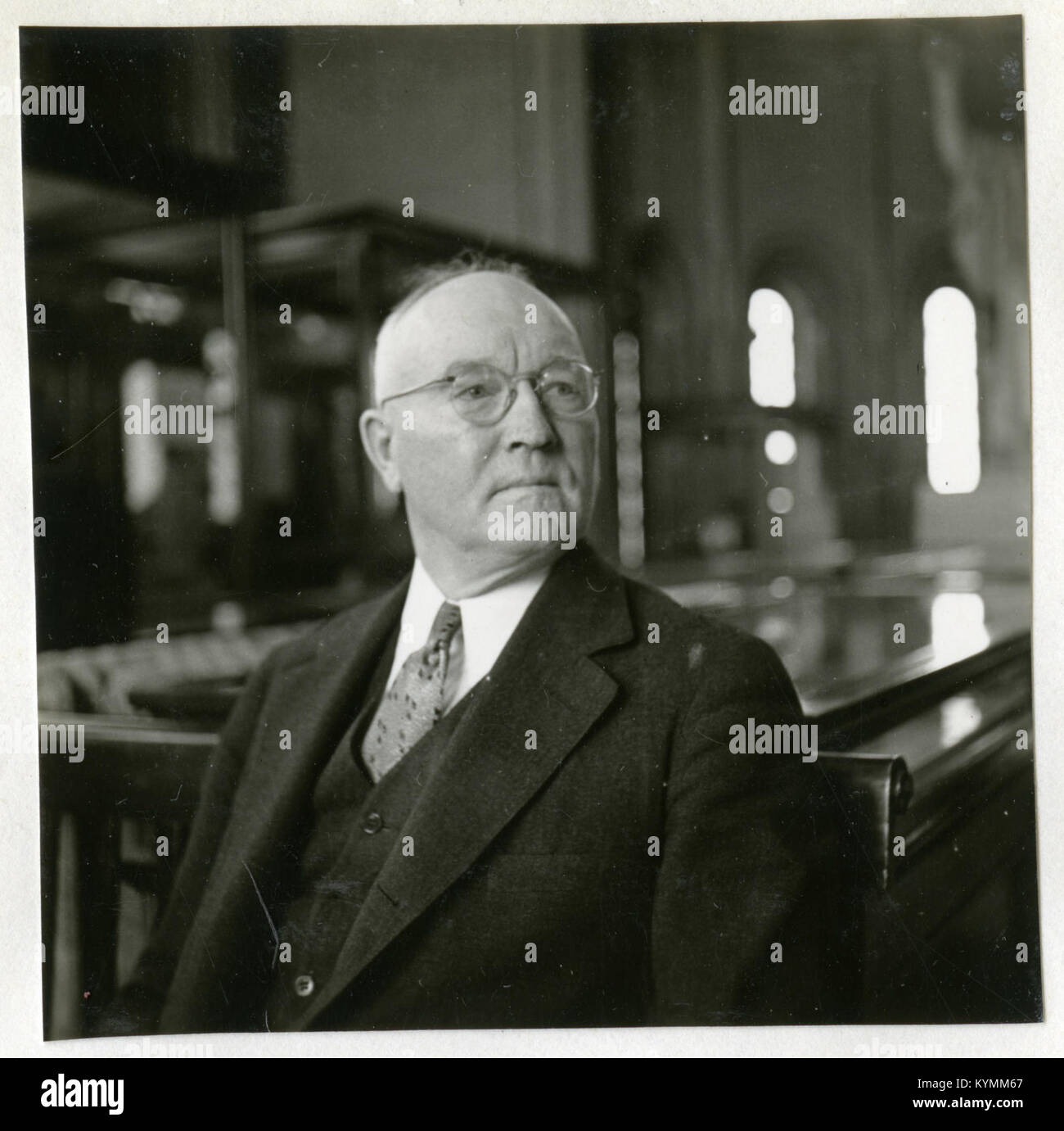 A historic portrait of August H. O. Rolle, identified as a notable ...