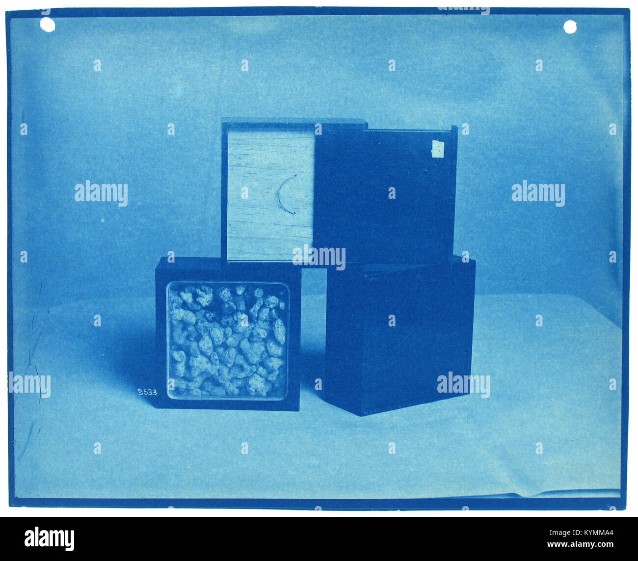 A 1890s photograph from the Smithsonian Institution, showcasing a blue ...