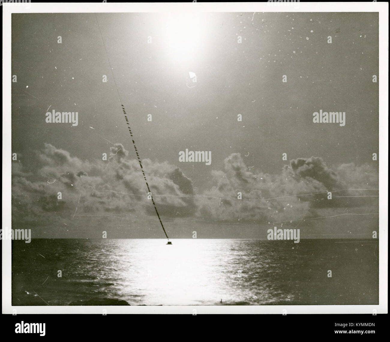 An image depicting the antenna support structure for a LORAN tower on ...
