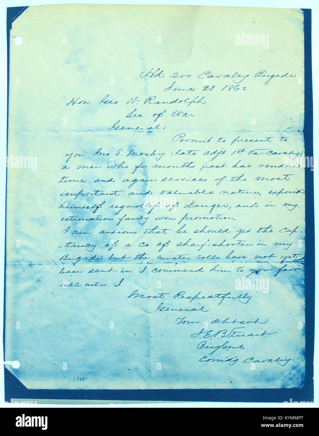 A historic illustration from 1862, featuring cursive writing by George ...