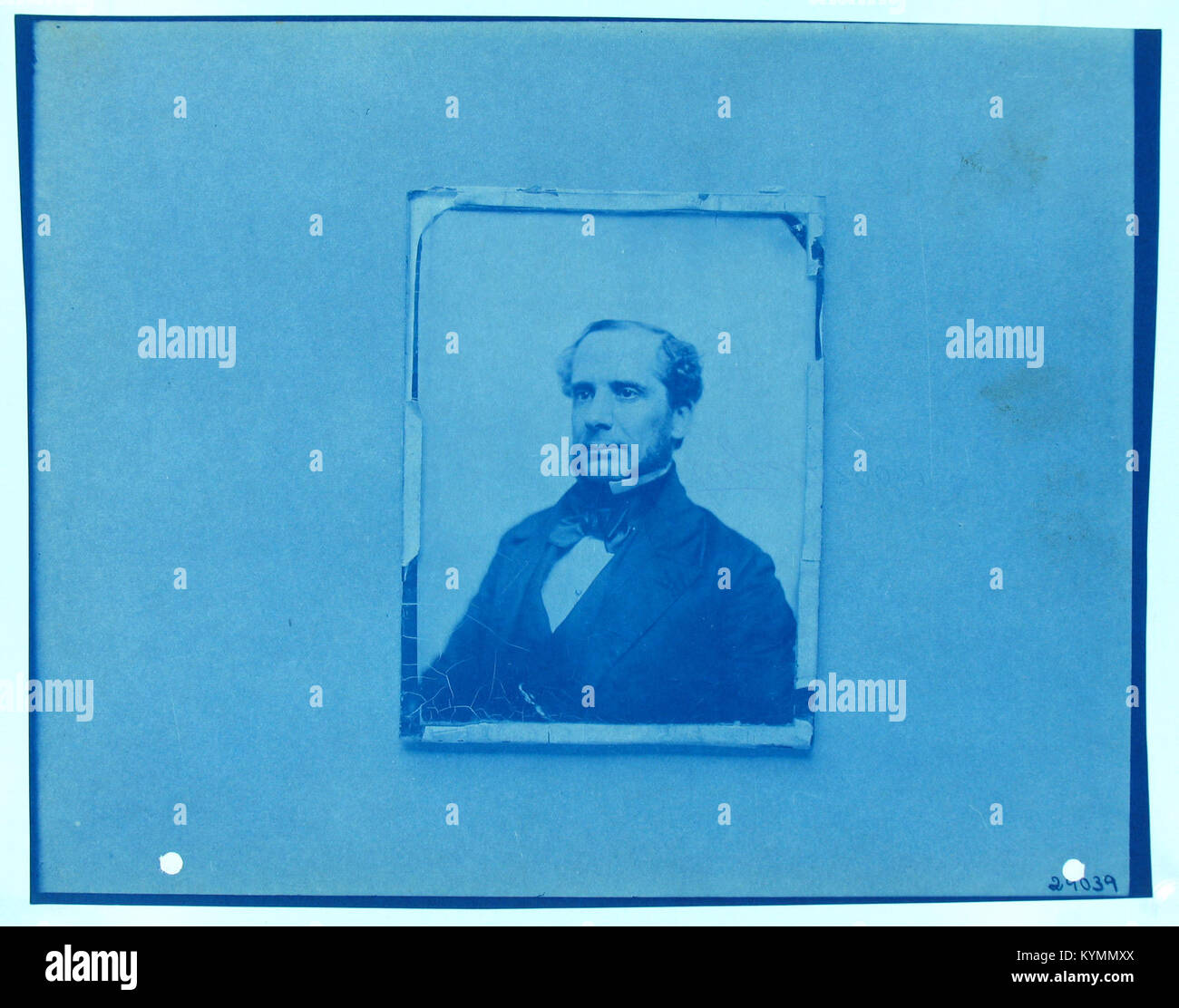 A historic cyanotype photograph from the Smithsonian Institution ...