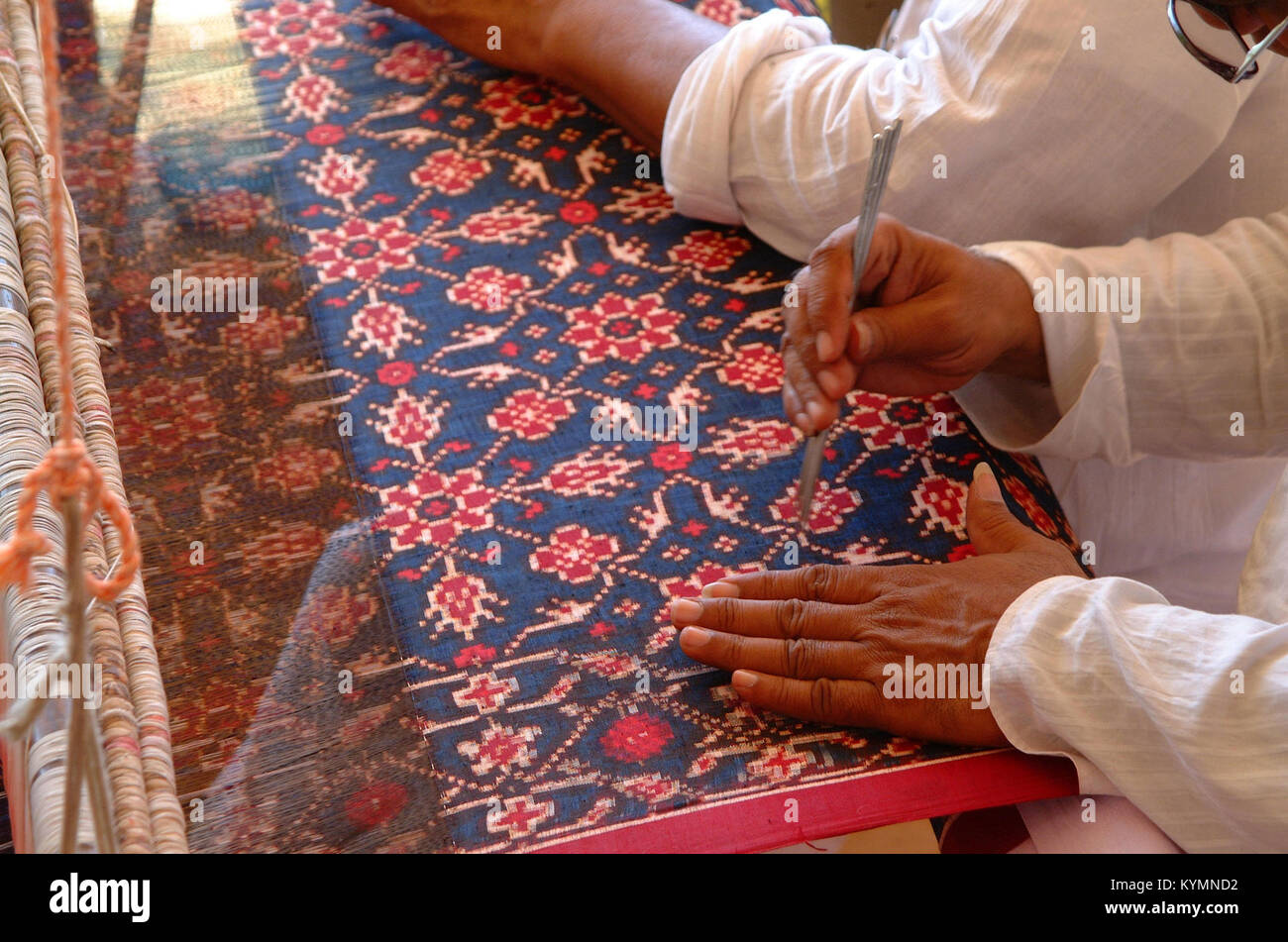 An untitled image featuring South Asian traditional cloth art, likely ...