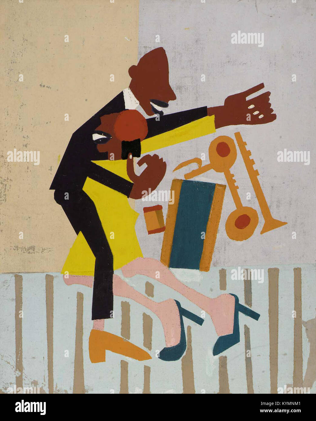 A historical image showing the Jitterbugs, a popular dance group from ...